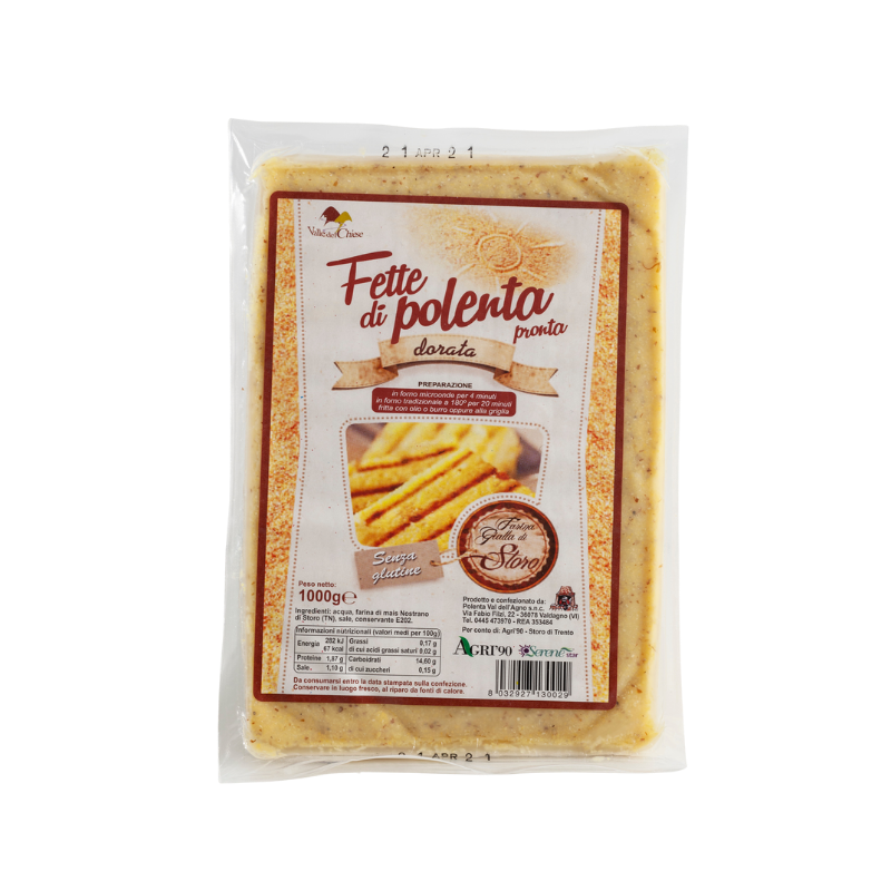 Ready-made yellow flour polenta | Typical products of Trentino – inTrentino